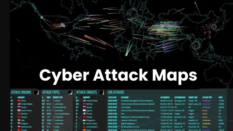 Top 10 Cyber Attack Maps to See Digital Threats In 2024